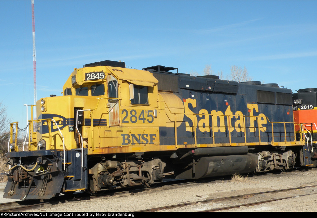 BNSF 2845 at the mna yard